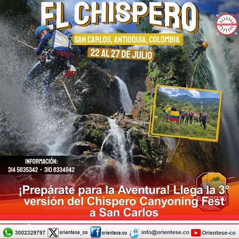 ¡Prepárate para la Aventura! Llega la 3° versión del Chispero Canyoning ...